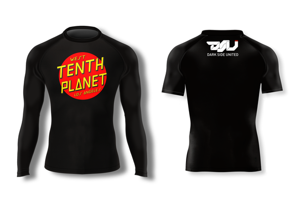 Santa Cruz Rashguard (Black) – 10th Planet DSU
